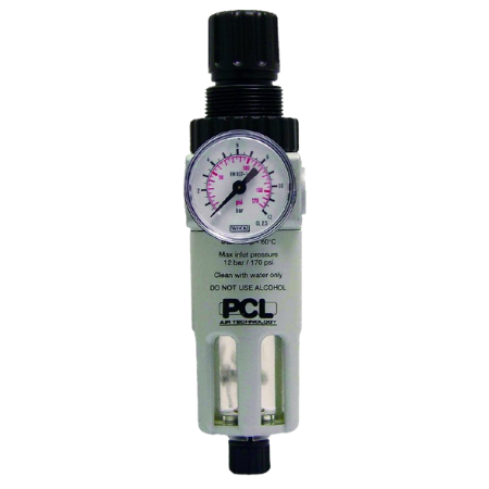 PCL Filter Regulators | 1/2" Port Thread BSPP | 10 Filtration Micron | — FluidAirFittings